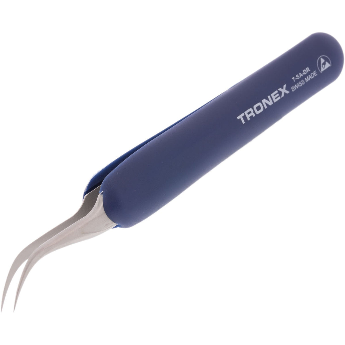 Tweezers - Tronex 7 SS ESD Rubber Grip Curved Fine Sharp Tip – Tronex Tools